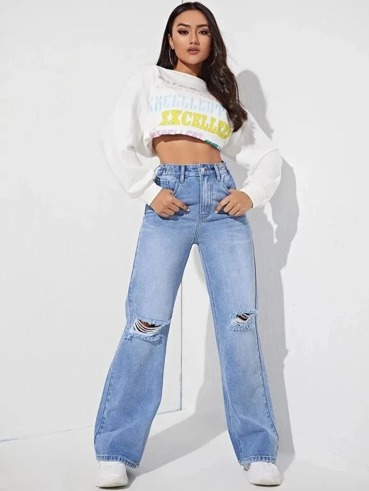 Shop Now Hot Distressed Denims | Glamulous Clothing
